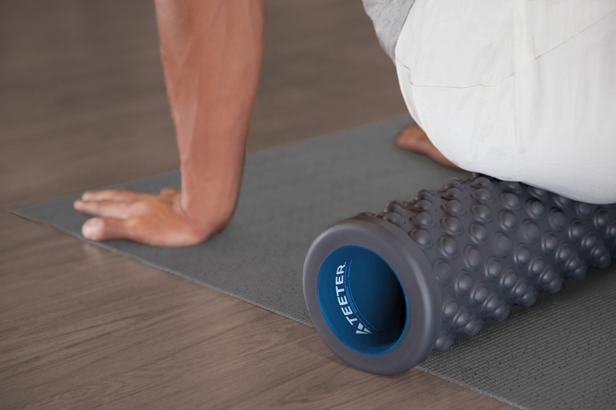 Teeter Massage Foam Roller β Deep Tissue Muscle Relief to Boost Recovery, Flexibility β 13 or 26 inch, 2 Textures/densities β Back Pain Relief, Sports Massage, Myofascial Release