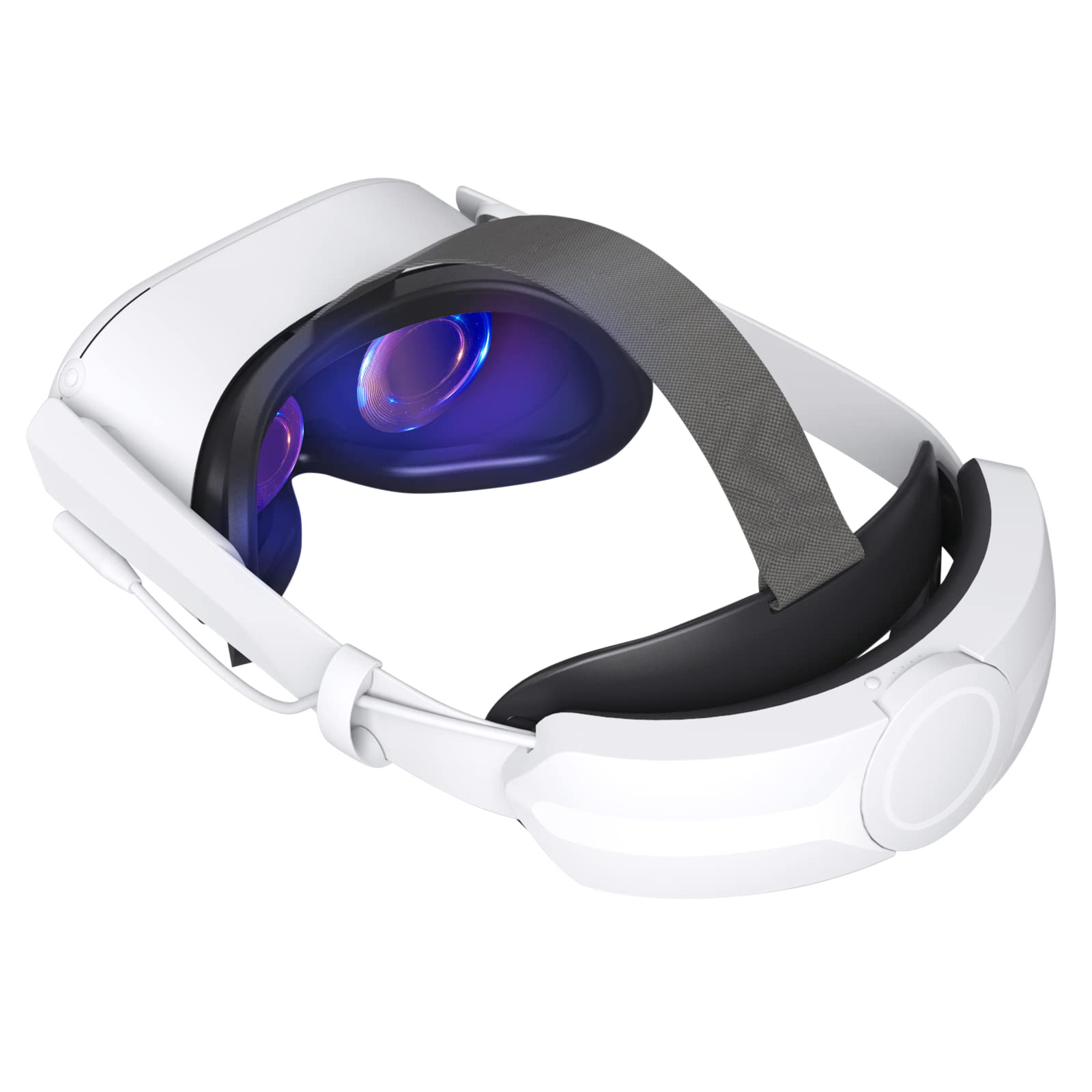 VINDIJA Head Strap for Quest 2 with Battery, Built-in 6000mAh Battery, Replacement Elite Strap for Quest 2 Accessories with Gravity Balance for Enhanced Support and Comfort