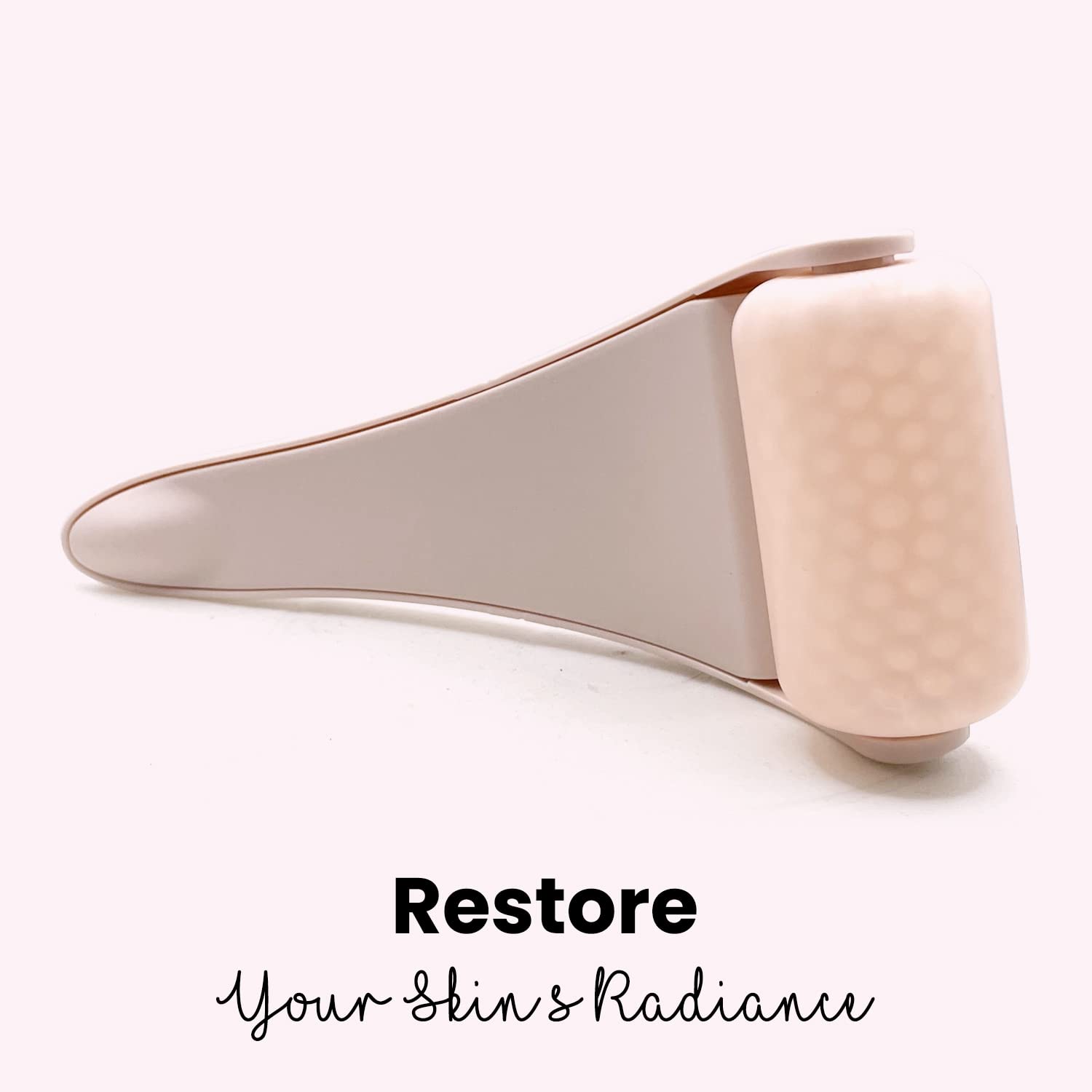 ROSELYNBOUTIQUE Cryotherapy Ice Roller for Face Reduce Wrinkles Puffiness Stick Massager - Self Care Gifts Skincare Tools Relaxation (Beige)
