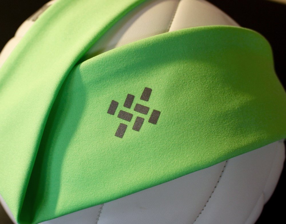 TreadBands All Terrain Tieback Non Slip Headband - Solid Colors (Neon Green)