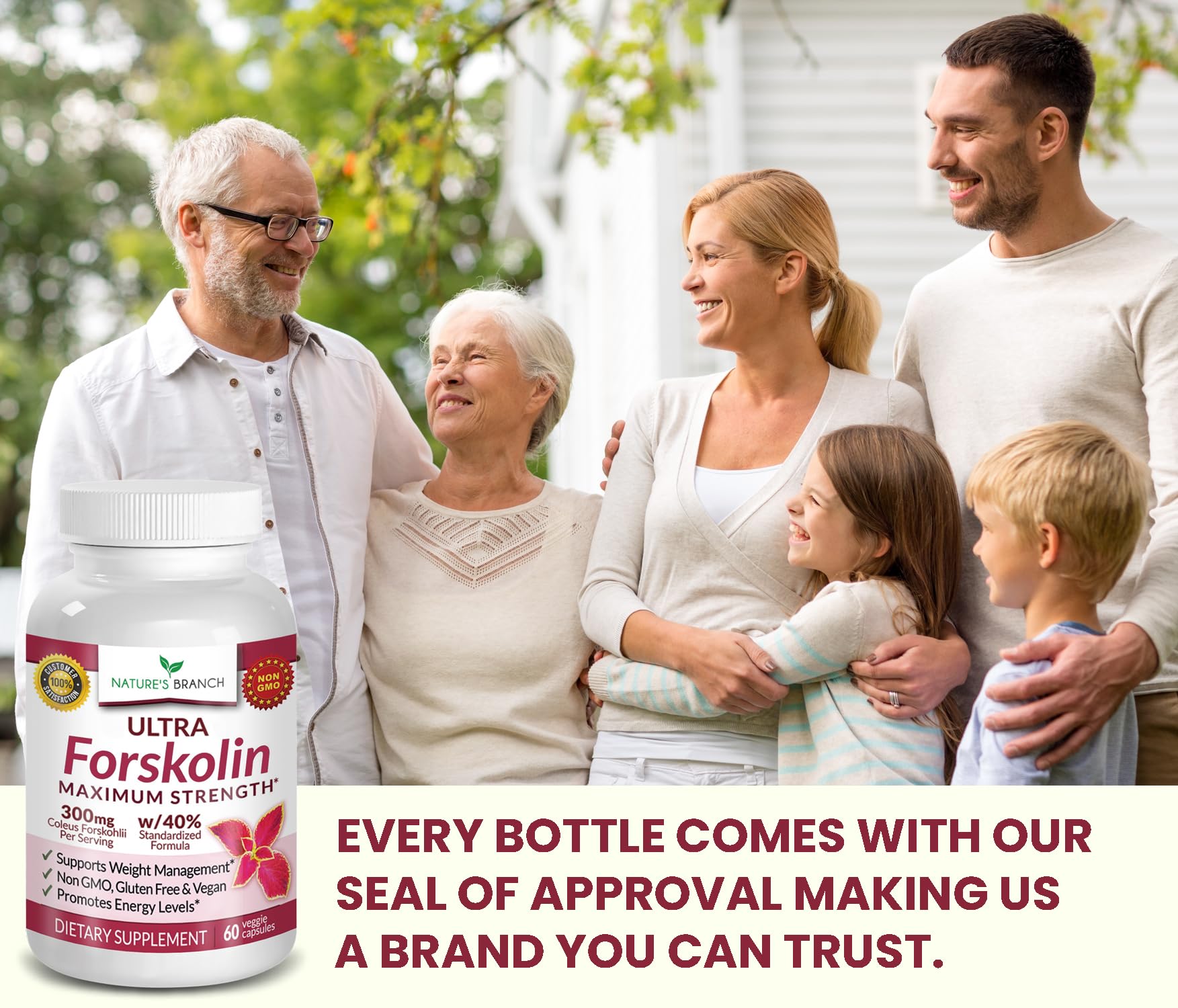 Premium 100% Ultra Pure Forskolin for Weight Loss Max Strength w/ 40% Standardized Coleus Forskohlii Root Extract Powder Belly Buster Supplement - Extreme Keto Advanced Boost Complex - 60 Diet Pills
