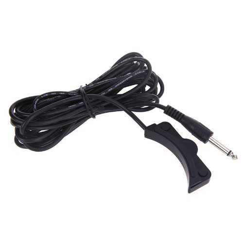 Vktech Classical Acoustic Guitar Amplifier Soundhole Pickup 6.3mm Jack 5M Cable