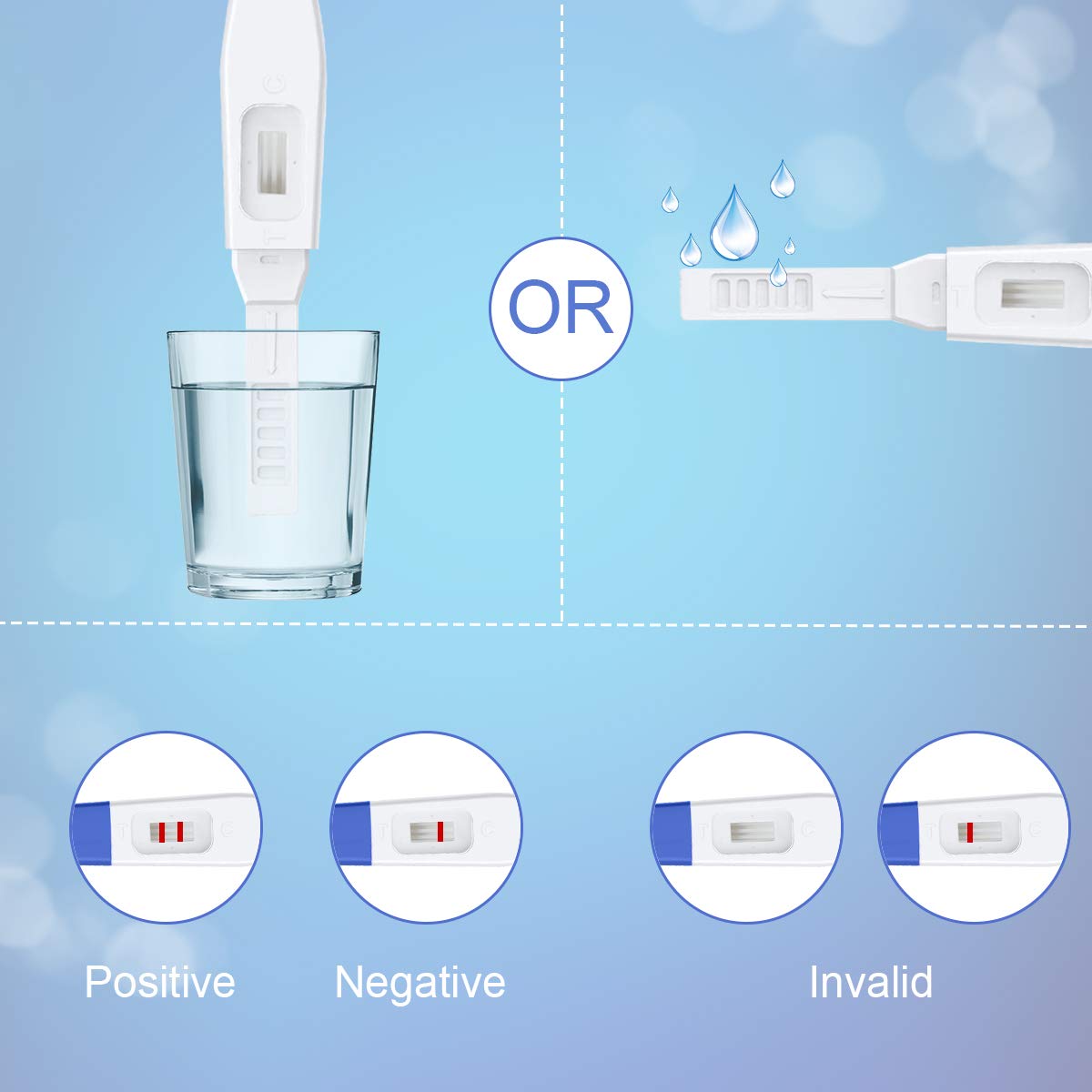 WITSUN Pregnancy Test Early 10Pack Home First Pregnancy Test Urine Fast Results HCG 99% Accurate Testing