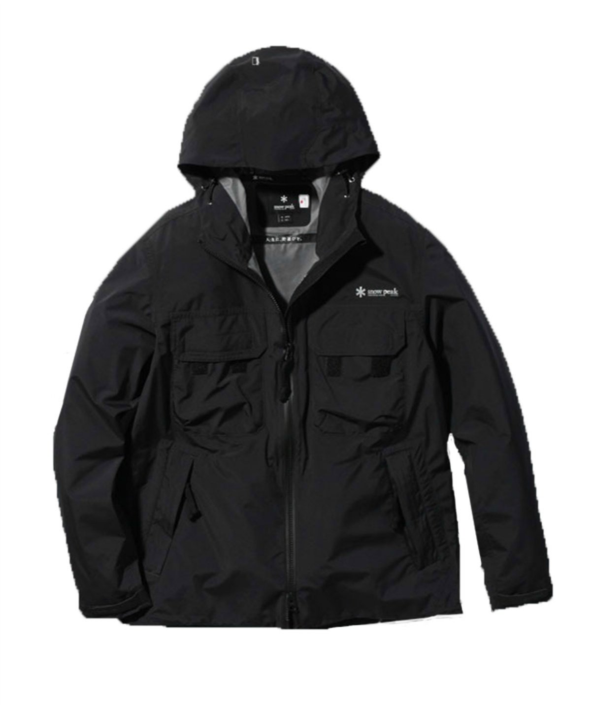 Snow Peak Wind & Water Resistance Jacket, Large, Black