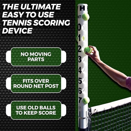 Tourna Tennis Net Post Score Tube, Blue