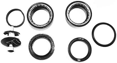 YOU+ 34mm Heavy Duty Headset Top Cap Bearings, Threadless Stem Tapered Sealed BMX Bearing Nuts for Mountain MTB Bike