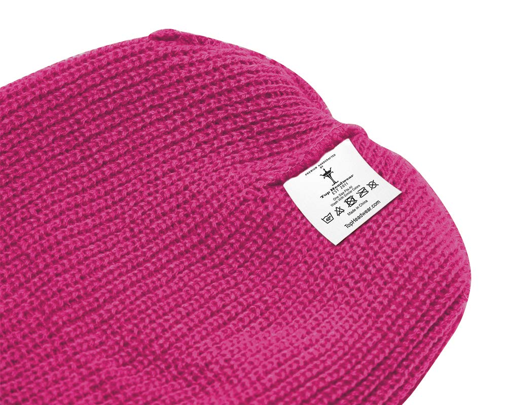 TopHeadwear 3-Hole Winter Ski Mask - Hot Pink