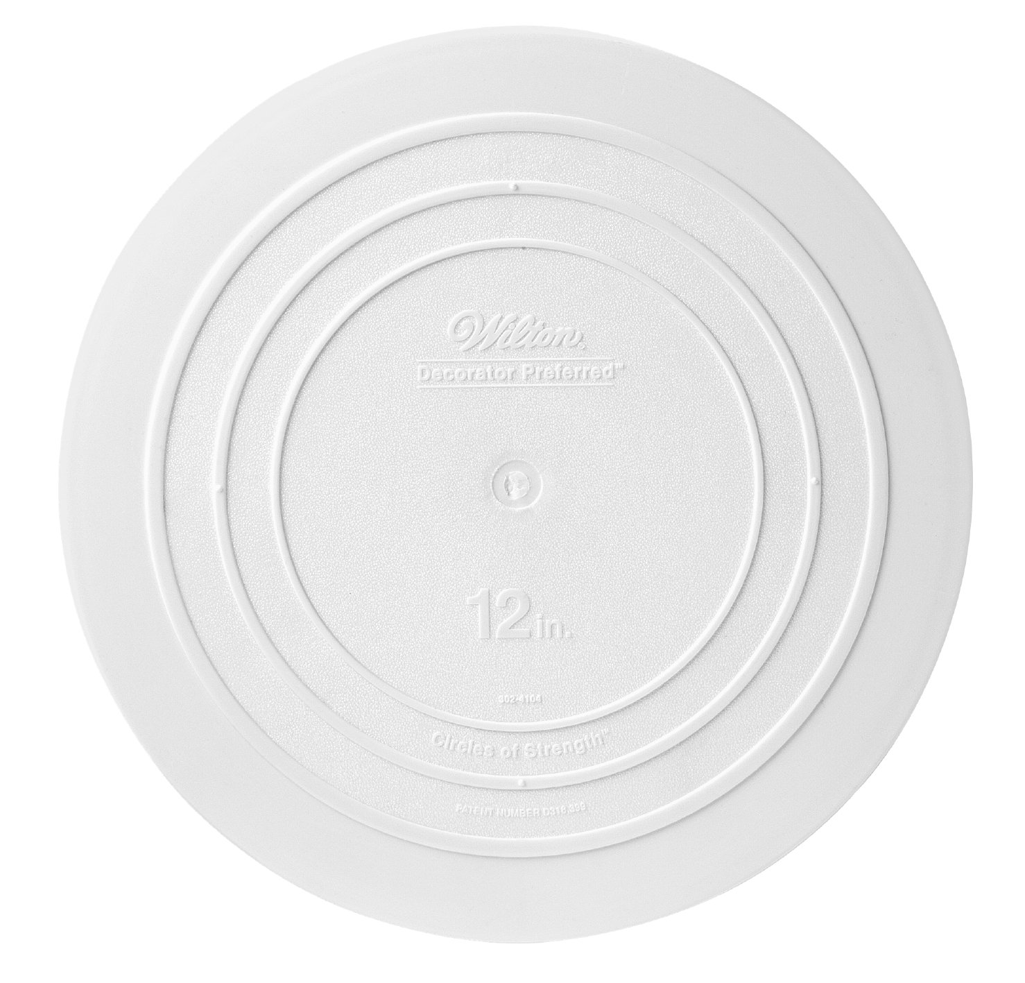 Wilton Smooth Edge Separator Plate for Cakes, 10-Inch