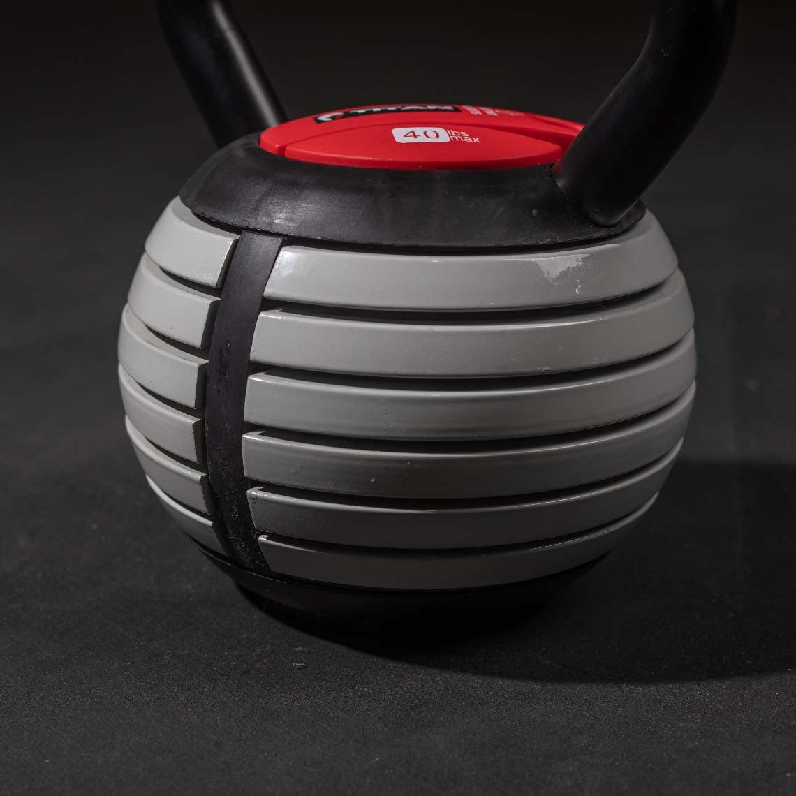 Titan Fitness Adjustable Kettlebell, 10 lb.- 40 lb, Cast Iron Plates, Strength Training