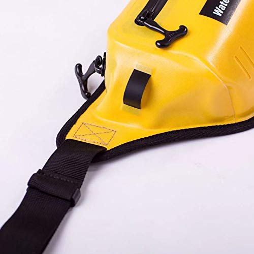 watertrace Waterproof Snorkeling Bag Waist Bag Canoe Kayaking Rafting Surfing Swimming Boating Storage Pack Paddle Board Waterproof Fanny Pack(Yellow)