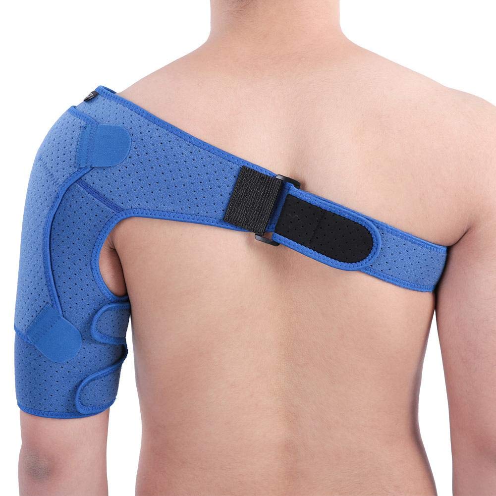 Wchiuoe Shoulder Brace Support for Rotator Cuff Injury Prevention and Recovery,Unisex,Shoulder improved pressurized punched breathable Can be Worn on Left or Right Shoulder Large size(39-55in)