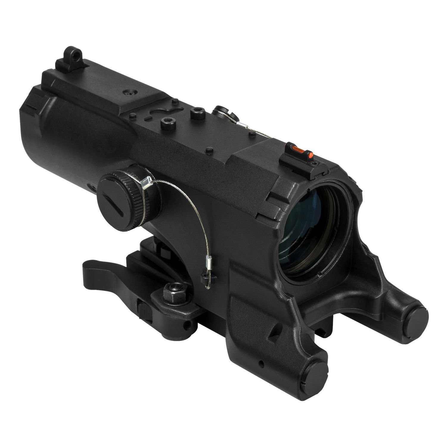 Vism Eco Mod3 4X Magnification 34mm Scope, Black