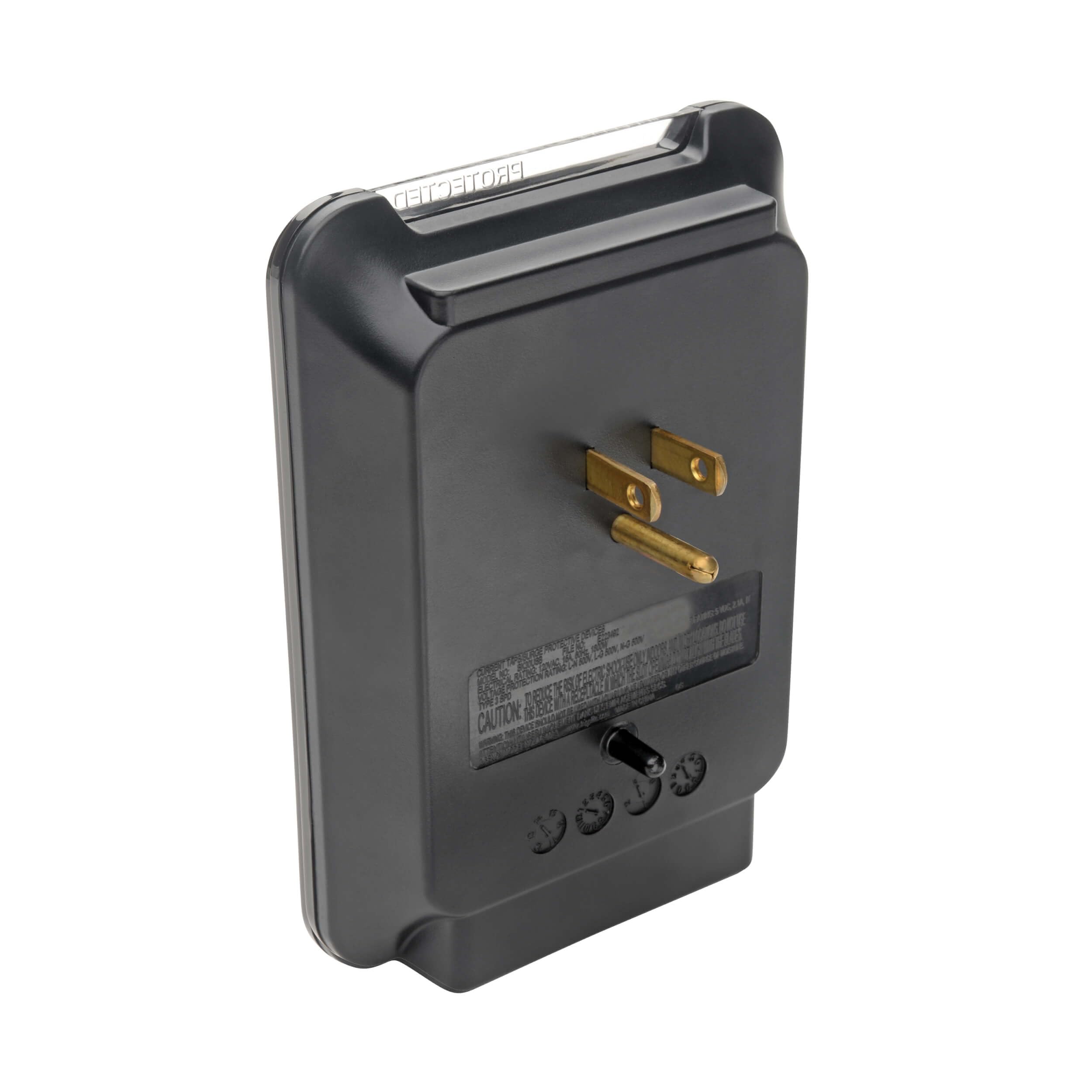 Tripp Lite 3 Outlet Portable Surge Protector Power Strip, Direct Plug in, 2 USB, & $5,000 Insurance (SK30USB) Black