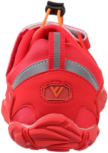 WHITIN Men's Trail Running Shoes Minimalist Barefoot Wide Width Toe Size 7.5 Box Gym Workout Fitness Low Zero Drop Trainer Cross Training Orange Red 40