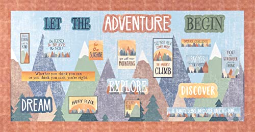 Teacher Created Resources Moving Mountains Let The Adventure Begin Mini Bulletin Board