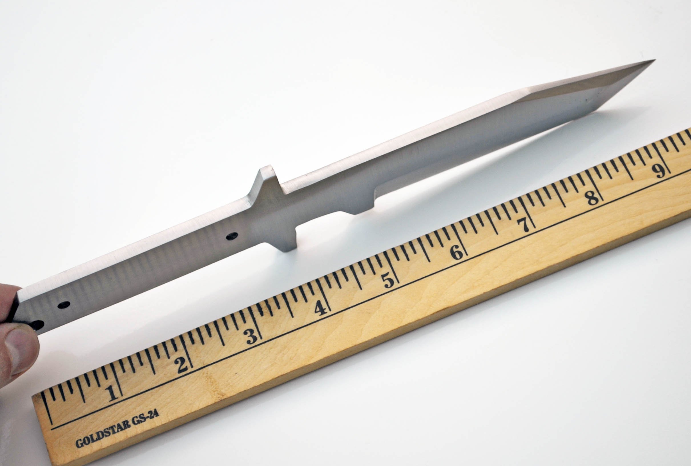 Whole Earth Supply High Carbon 1095 Steel Modern Tanto Tactical Knife Blank Blade Skinner Hunting 1095HC New