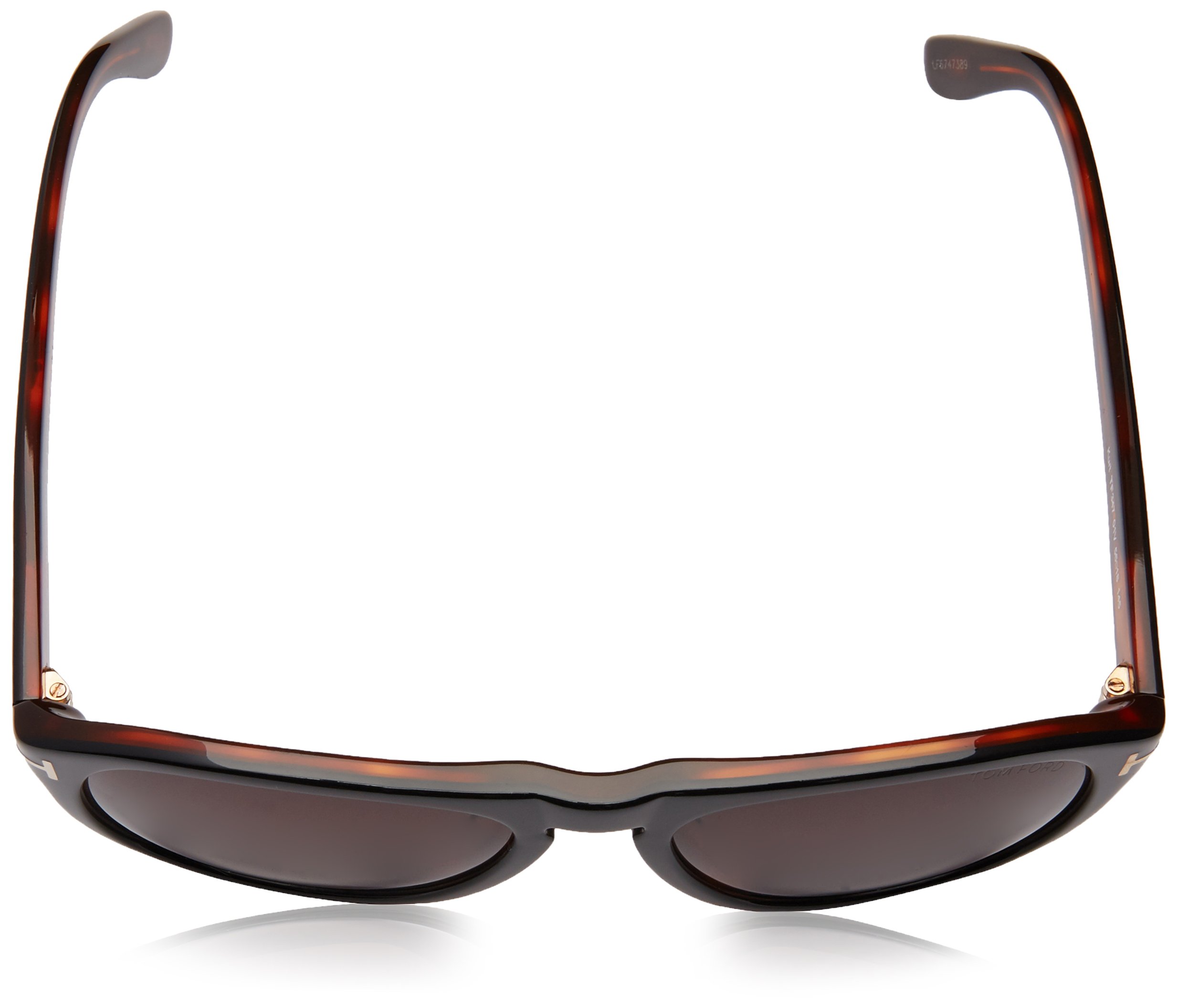 Tom Ford FT0347 Kurt Oval Sunglasses TF347 01V Black/Havana