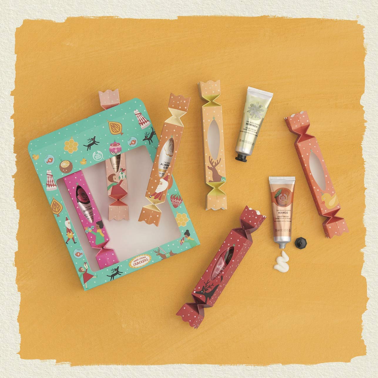 The Body Shop Hand Cream Gift Set, 6 Individually-Packed Moisturizing Hand Creams, Ready To Gift