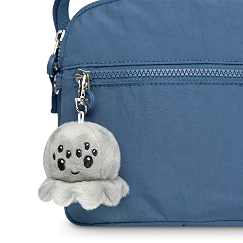 TeeTurtle | Plushie Charm Keychain | Happy Gray Spider