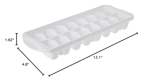 STERILITE FBA 72408012, Stacking Ice Cube Tray, White-1 Pack, No Size