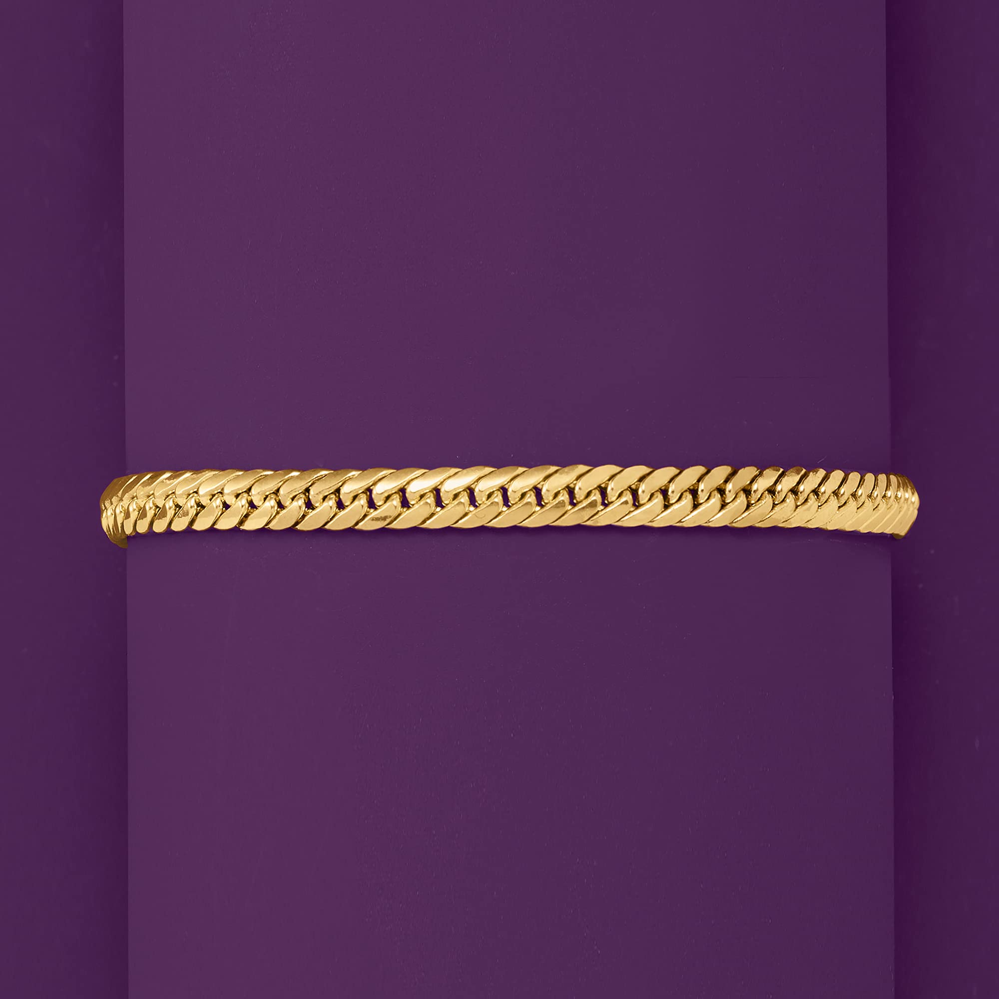 Ross-Simons Italian 14kt Gold Cuban-Link Bracelet