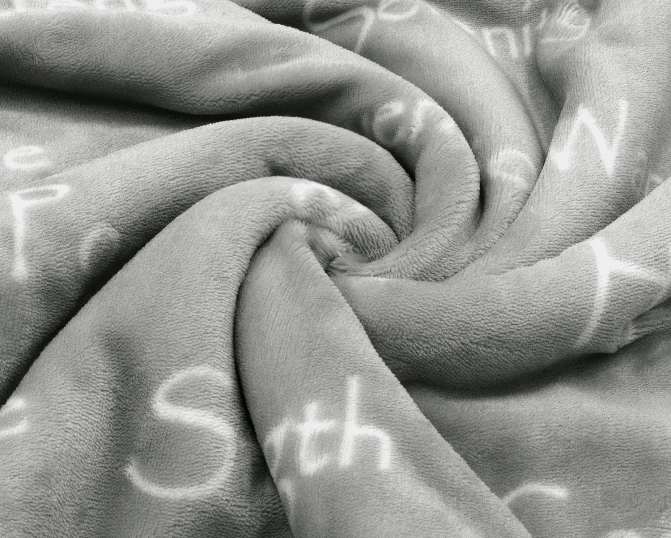 WOLF CREEK BLANKET - Compassion Blanket (Brand)- Strength Courage Super Soft Warm Hugs, Get Well Gift Blanket Plush Healing Thoughts Positive Energy Love & Hope with Fluffy Comfort (50x 65)