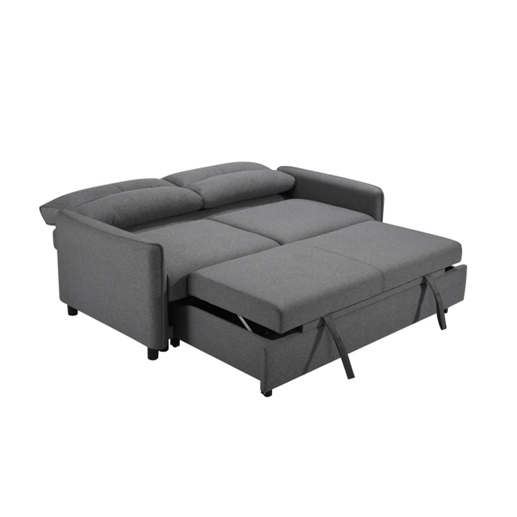 SLNFXC 3 in 1 Convertible Sleeper Sofa Bed, Fabric Loveseat Futon Couch W/Pullout Bed, Lounge Sofa W/Reclining