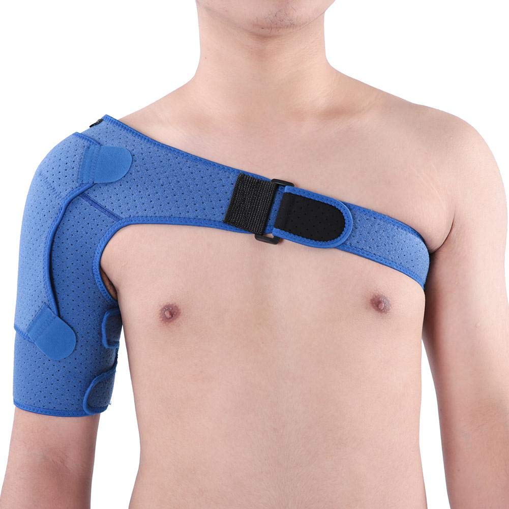 Wchiuoe Shoulder Brace Support for Rotator Cuff Injury Prevention and Recovery,Unisex,Shoulder improved pressurized punched breathable Can be Worn on Left or Right Shoulder Large size(39-55in)