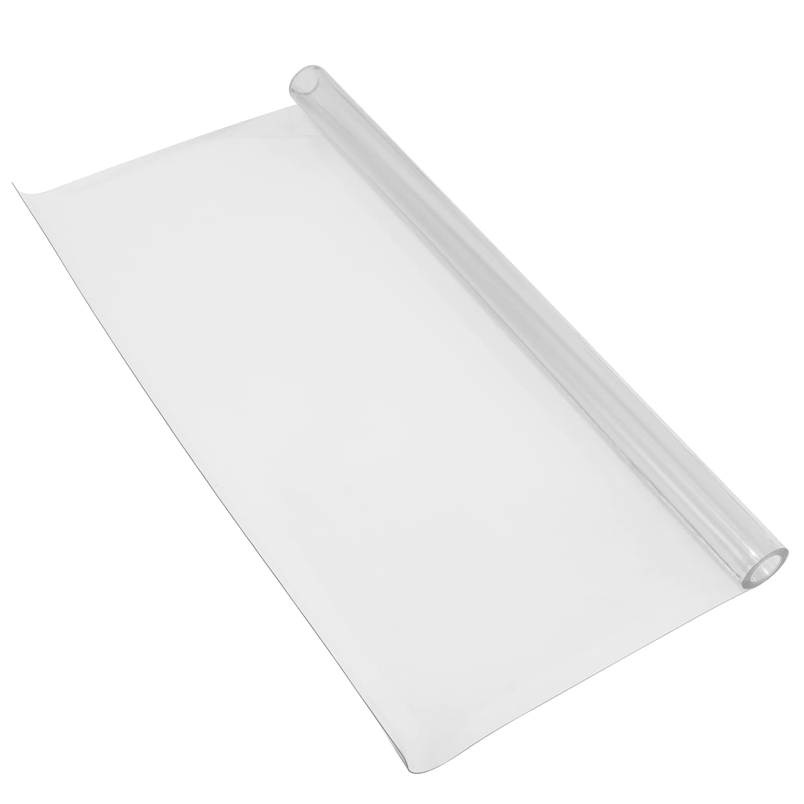 Vevor 72 x 46 Inch Clear Table Cover Protector, 1.5mm Thick Clear Desk Protector Table Pads, Plastic Tablecloth Table Protector for Dining Room Table