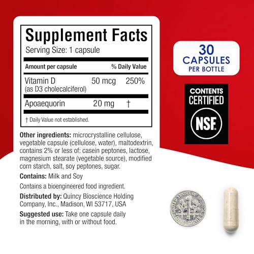 Prevagen Improves Memory - Extra Strength 20mg, 30 Capsules |2 Pack| with Apoaequorin & Vitamin D 7-Day Pill Minder | Brain Supplement for Better Brain Health