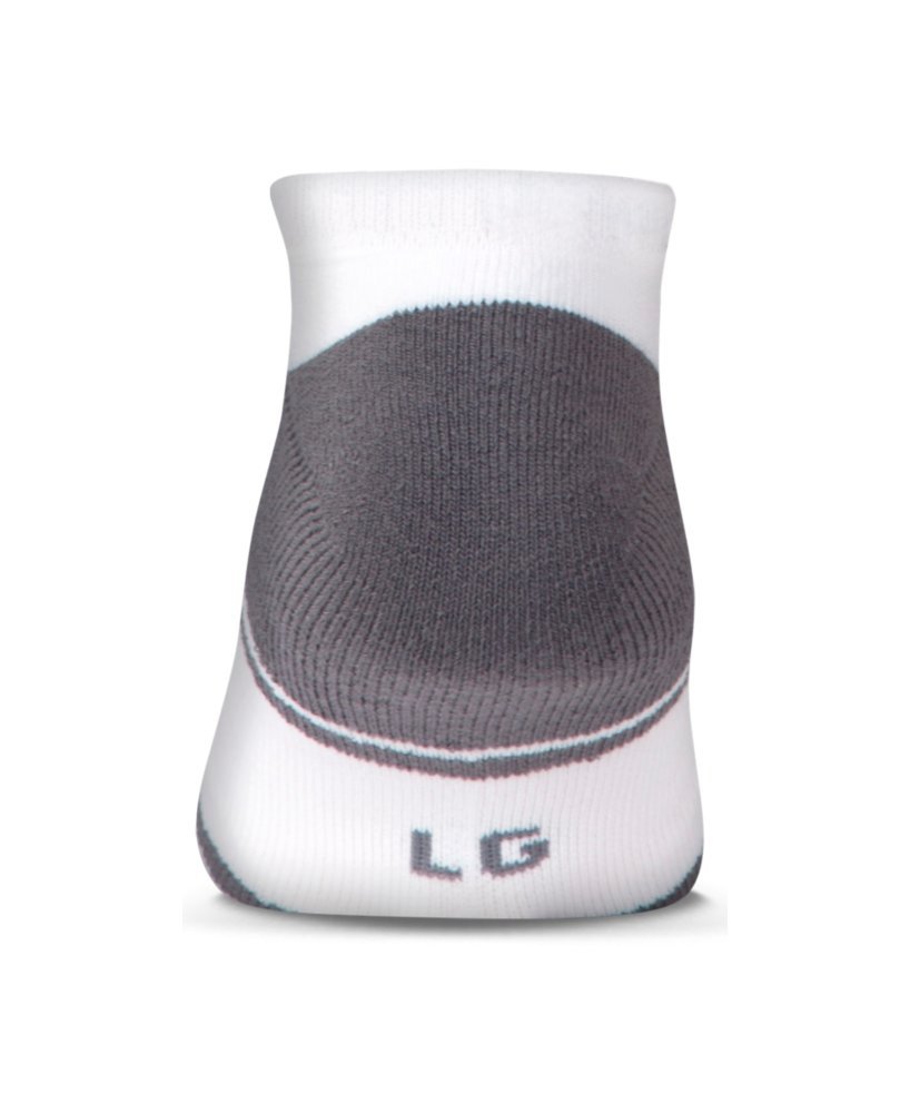 Under Armour Adult Resistor 3.0 No Show Socks, Multipairs , White/Graphite (6-Pairs) , X-Large