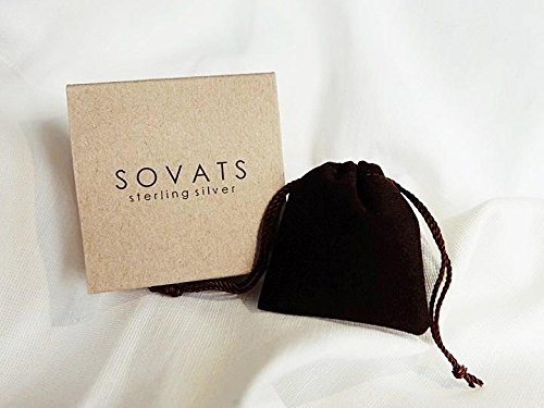 SOVATS Hammered Thumb Ring for Women 925 Sterling Silver Rhodium Plated - Simple, Stylish &Trendy Nickel Free Ring, Size 11