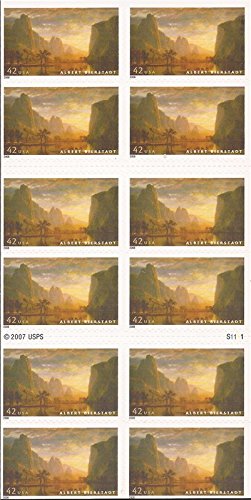 YOSEMITE VALLEY - ALBERT BIERSTADT #4346 Booklet of 20 x 42Β’ US postage stamps