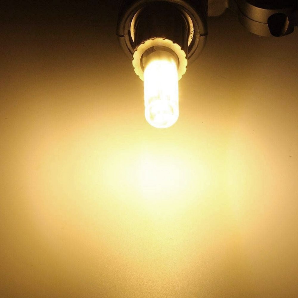 ZXLN G8 LED Bulbs Dimmable 7W Warm White 3000K 75W Halogen Replacement G8 Bi-pin Base T4 JCD Bulb for Under Cabinet Puck Lighting, Kitchen Lighting AC120V 750LM 4 Pack