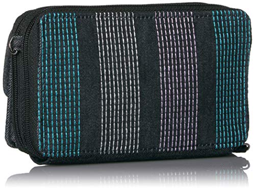 Vera Bradley Women's Denim All in One Crossbody Purse With RFID Protection, Moonlight Garden, One Size