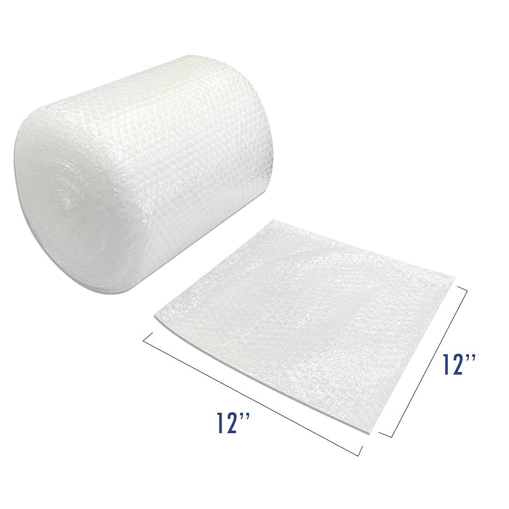 TotalBox Bubble Cushioning Wrap Roll, 12 inches x 35 ft (1 Pack)