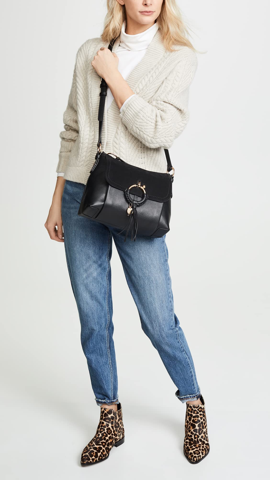 See by Chloe Women's Joan Small Hobo, Black, One Size