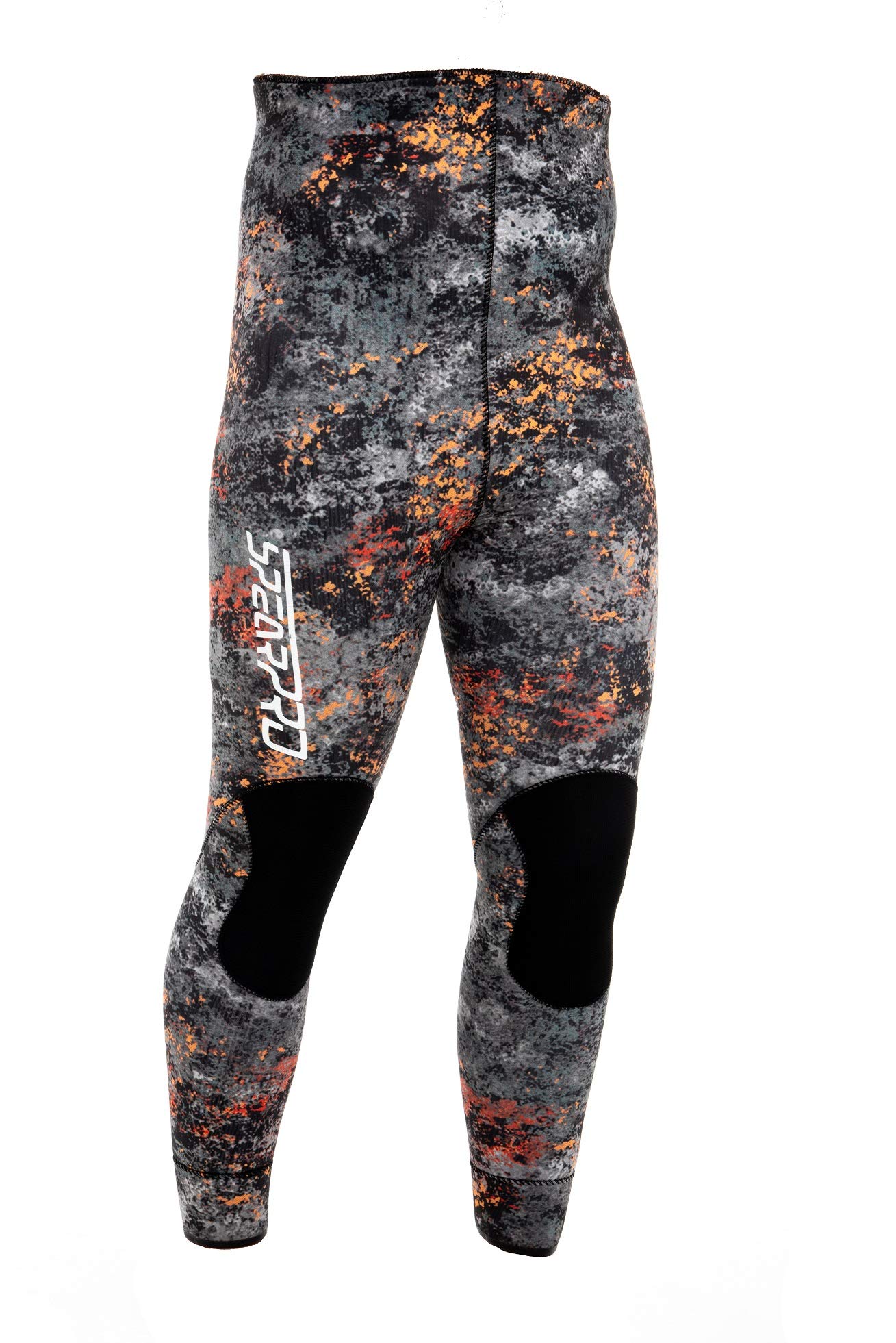 SpearPro Open Cell Freediving and Spearfishing Neoprene Wetsuit – Deep Passion Grey Camo (Choose Between 1.5mm, 3mm, 5mm, and 7mm) (2XL, 3mm)