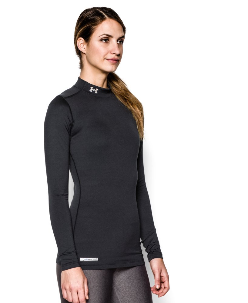 Under Armour Women's UA ColdGear® Authentic Mock SM Navy