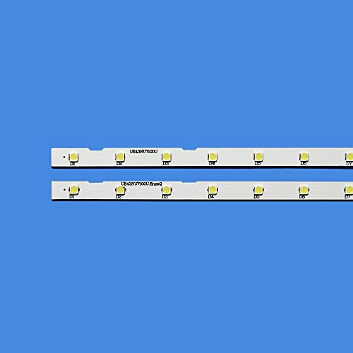 SENHE LED Backlight Strip 28 Lamp 43inch TV UE43NU7100U AOT_43_NU7100F_2X28_3030C BN44-00947A UE43NU7120U UE43NU7170U Compatible with Samsung