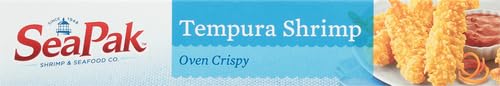 SeaPak Tempura Shrimp with Oven Crispy Breading and Sweet and Spicy Orange Sauce, Frozen, 8.2 oz