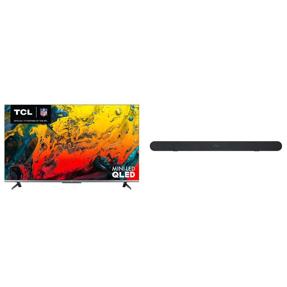 TCL 75" Class 6-Series 4K Mini-LED UHD QLED Dolby Vision HDR Smart Google TV - 75R646, Black