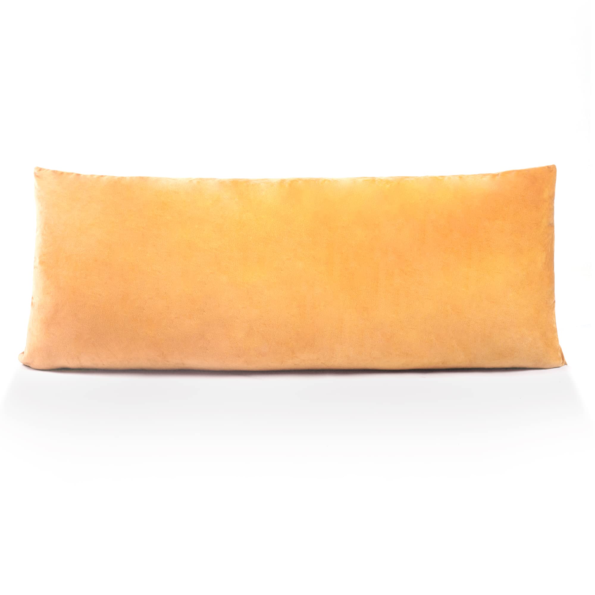SENMAXLIVING Body Pillow Cover,100% Fluffy Plush Deluxe Ultra Soft Body Pillow Cases, Extended Hidden Zipper Long Pillow Pillowcase for Bed Couch(20"x54", Khaki)