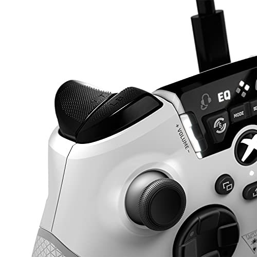 Turtle Beach Recon Controller Wired Game Controller Officially Licensed for Xbox Series X, Xbox Series S, Xbox One & Windows - Audio Enhancements, Remappable Buttons, Superhuman Hearing β White
