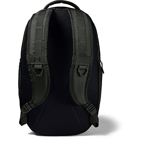Under Armour Unisex-Adult Hustle 5.0 Backpack , Baroque Green (311)/Black , One Size Fits All