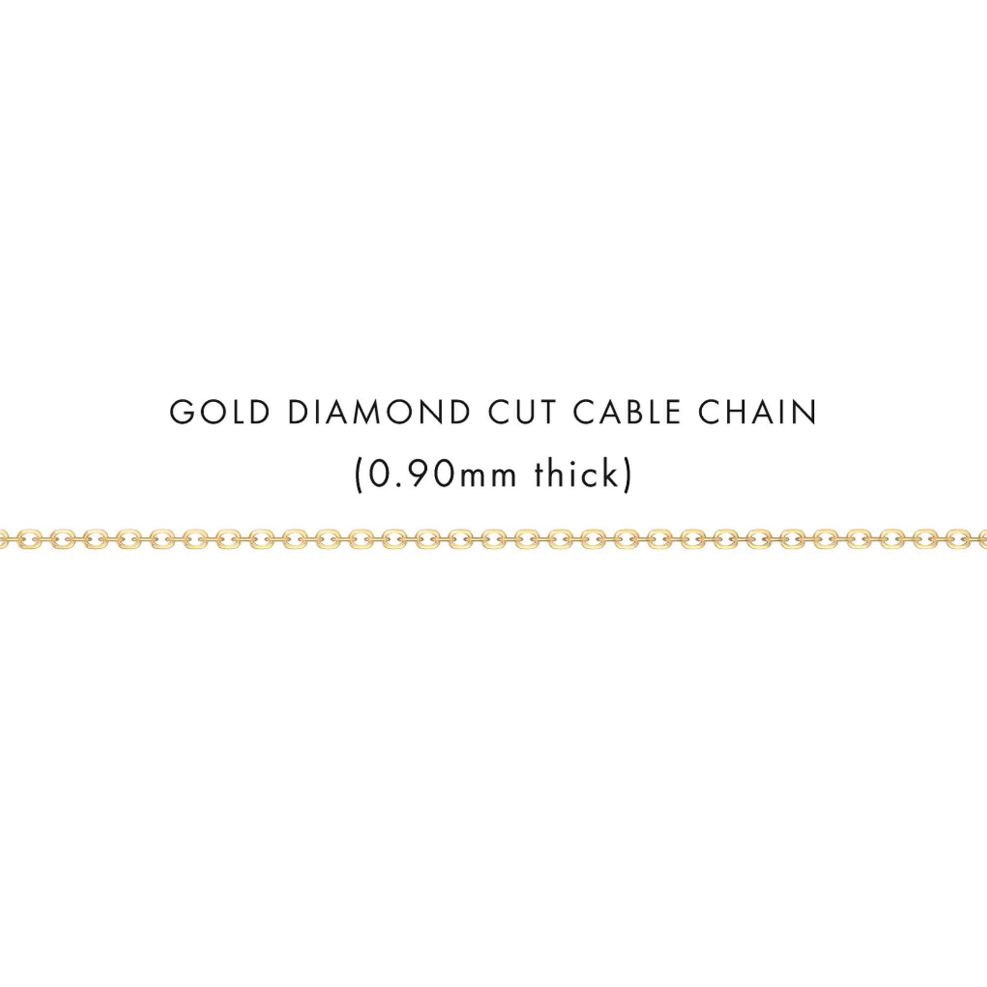 TSD 10K Yellow Gold Personalized Name Necklace with a 16" Chain in Glamorous Font by JEWLR