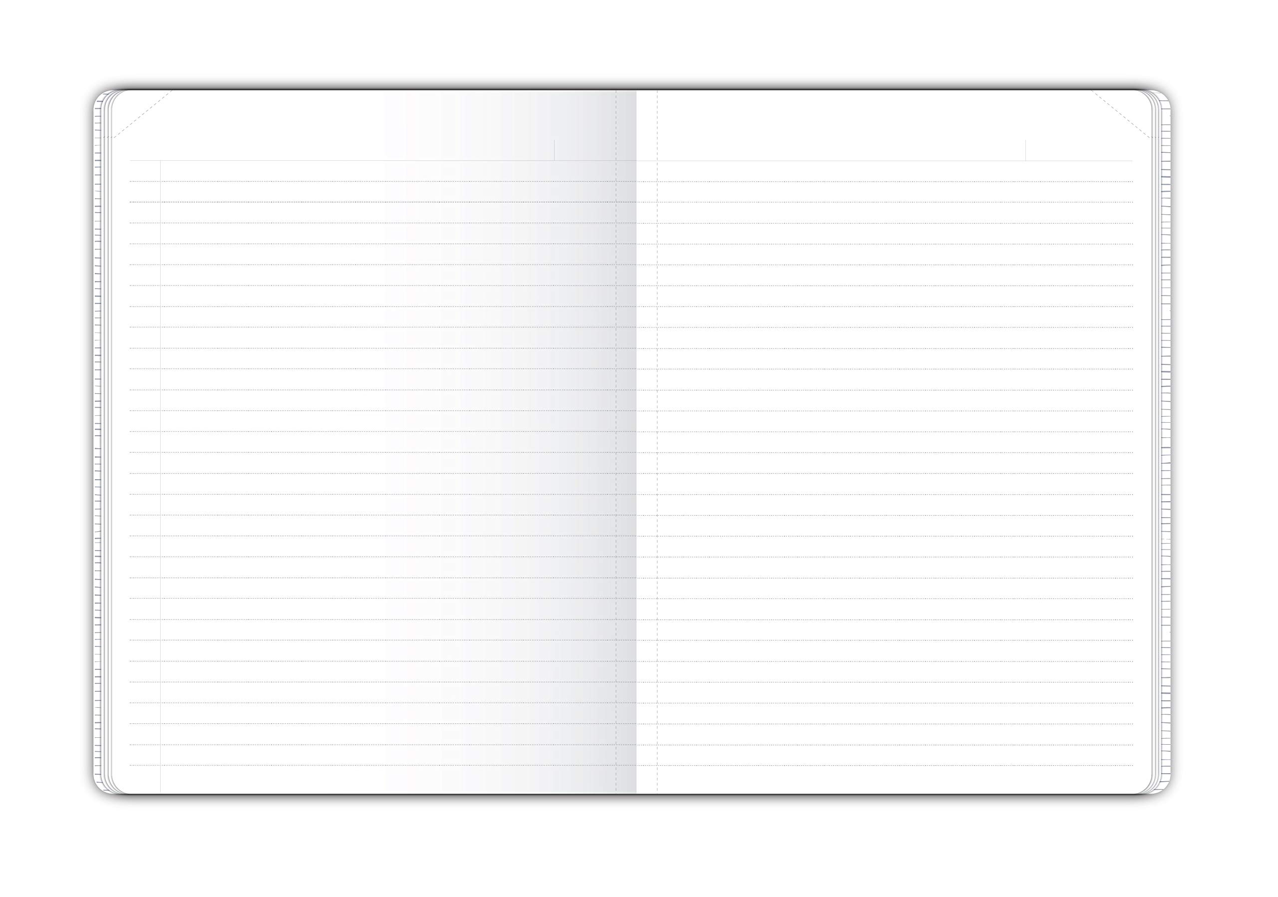 Southworth Premium Journal Set (3pk), 6.5” x 8.5”, Blue Terrazzo Theme (3 Coordinating Designs), Premium 28lb/105gsm Paper, Flex Journals, 32 Ruled Sheets/64 Pages Per Journal (91925)