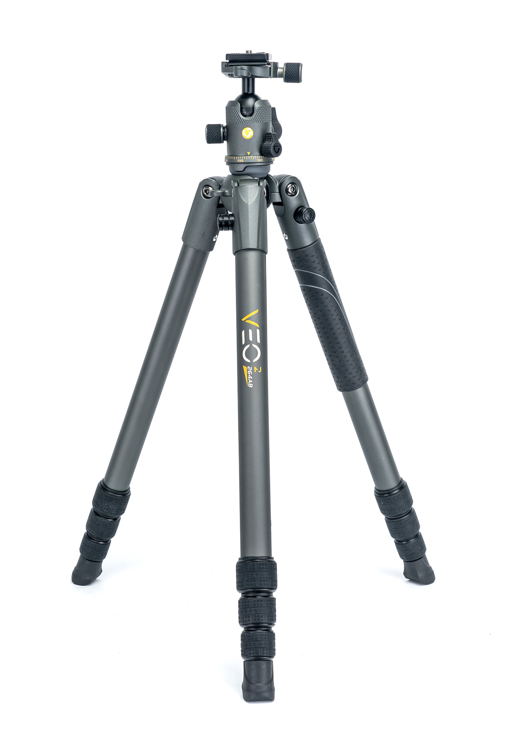 Vanguard VEO 2 264AB Aluminum Travel Tripod with VEO 2 BH-50 Ball Head for Sony, Nikon, Canon, Fujifilm Mirrorless, Compact System Camera (CSC), DSLR