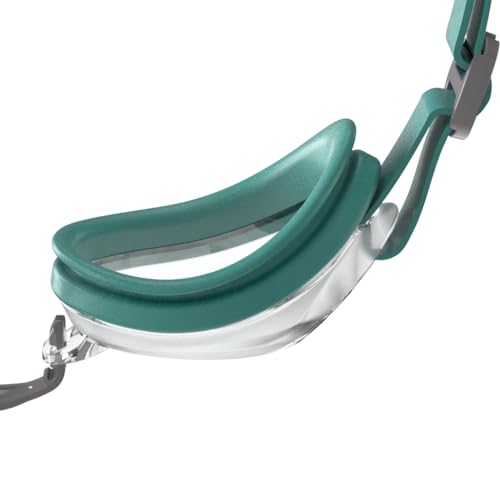 Speedo 809297B988 Blend Jet Goggles (Green/Clear)