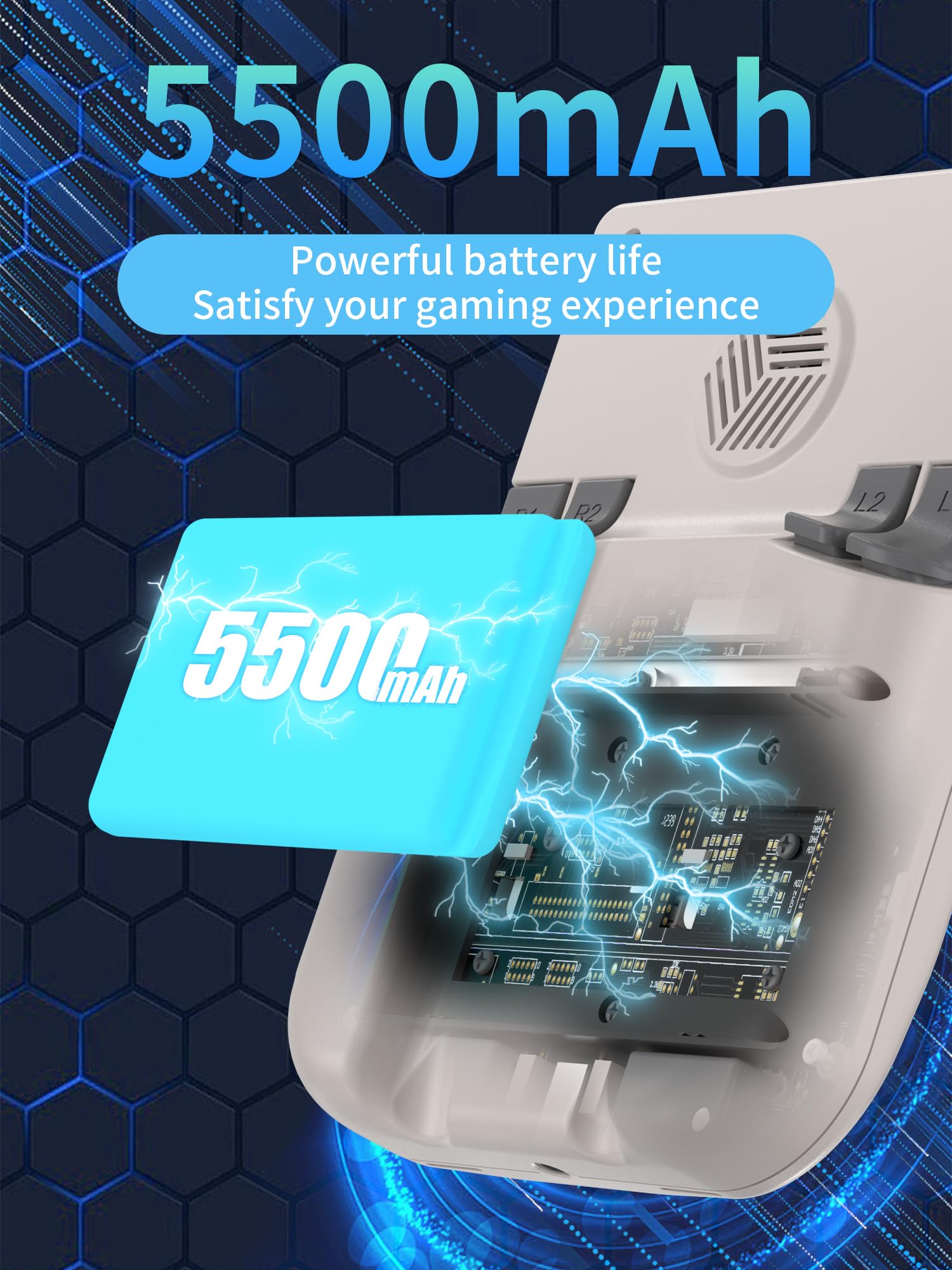 RG405V Handheld Game Console 4ββ IPS Touch Screen Android 12 Unisoc Tiger T618 64-bit Game Player Built-in 5500mAh Battery 128G TF Card with 3154 Games(RG405V Wood)
